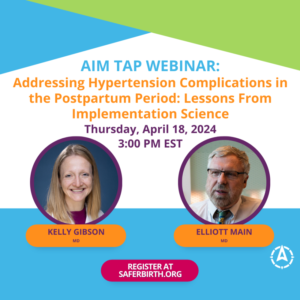 AIM | Alliance For Innovation On Maternal Health