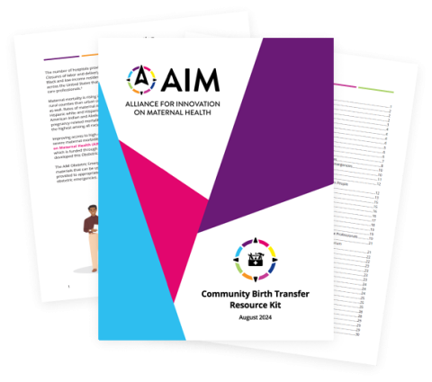 Community Birth Transfer Resource Kit | AIM