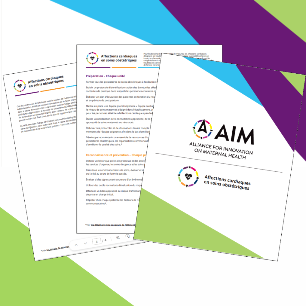 AIM | Alliance For Innovation On Maternal Health