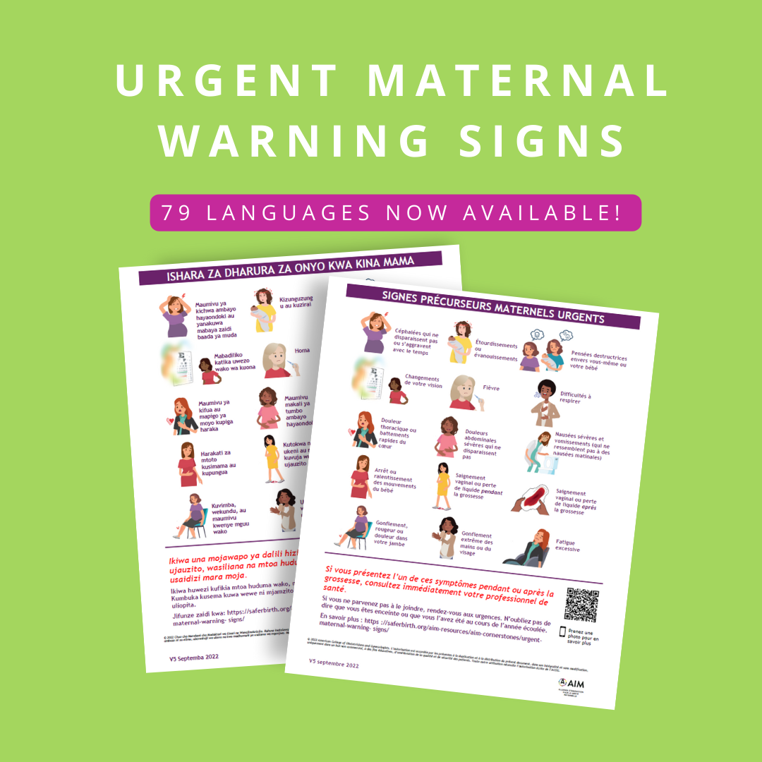 AIM | Alliance For Innovation On Maternal Health